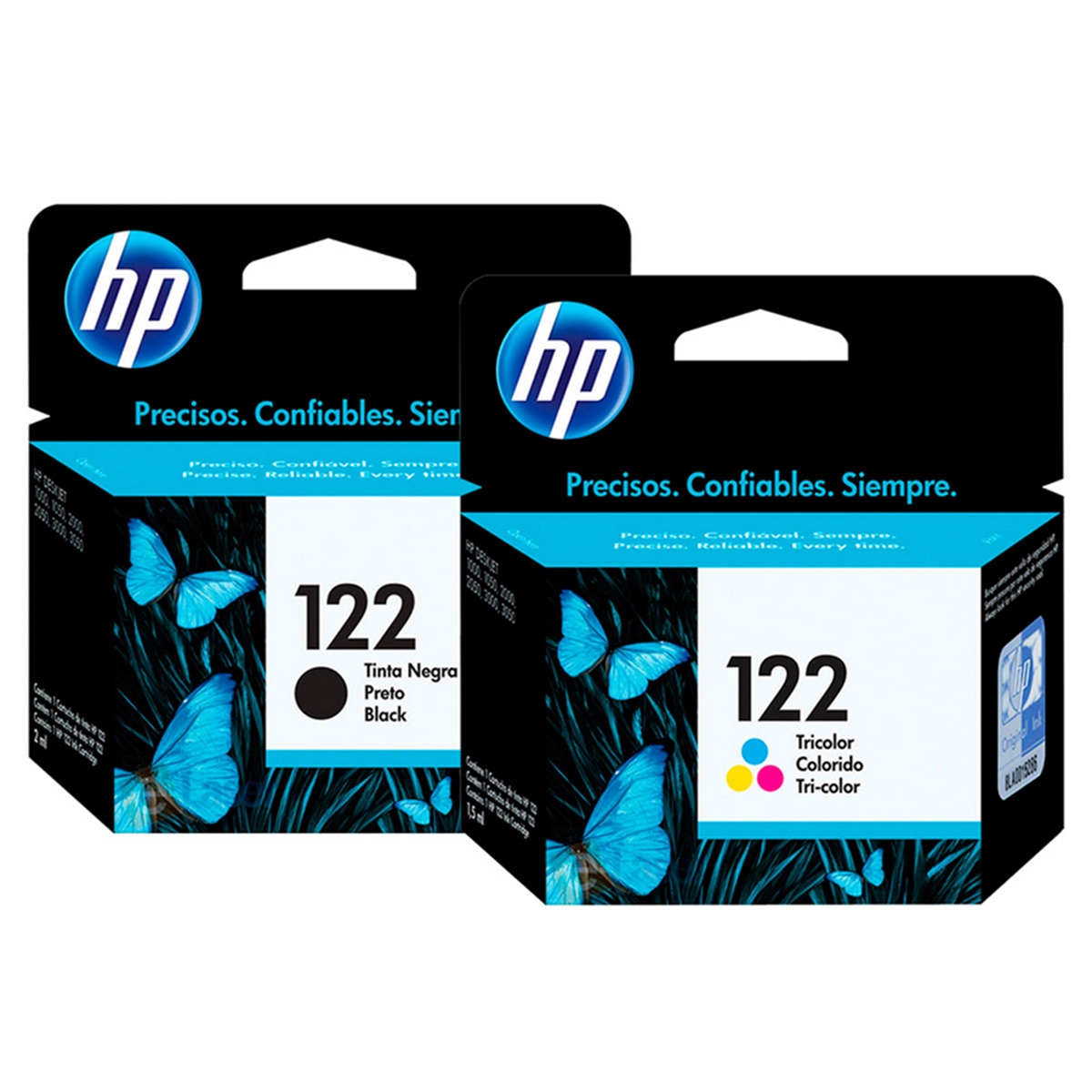 Cartucho De Tinta Hp 122 Ch561hb Preto Deskjet 1000 Deskjet 2000 ...
